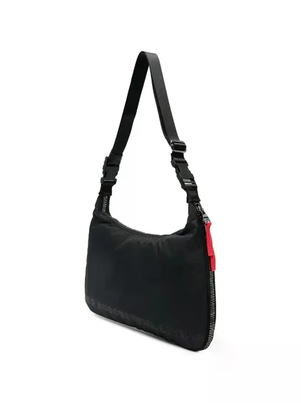 DIESEL® Embossed Logo Ripstop Shoulder Bag