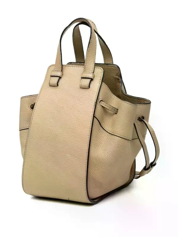 Loewe 2019 Mini Grained Calfskin Drawstring Hammock Bag Satchel
