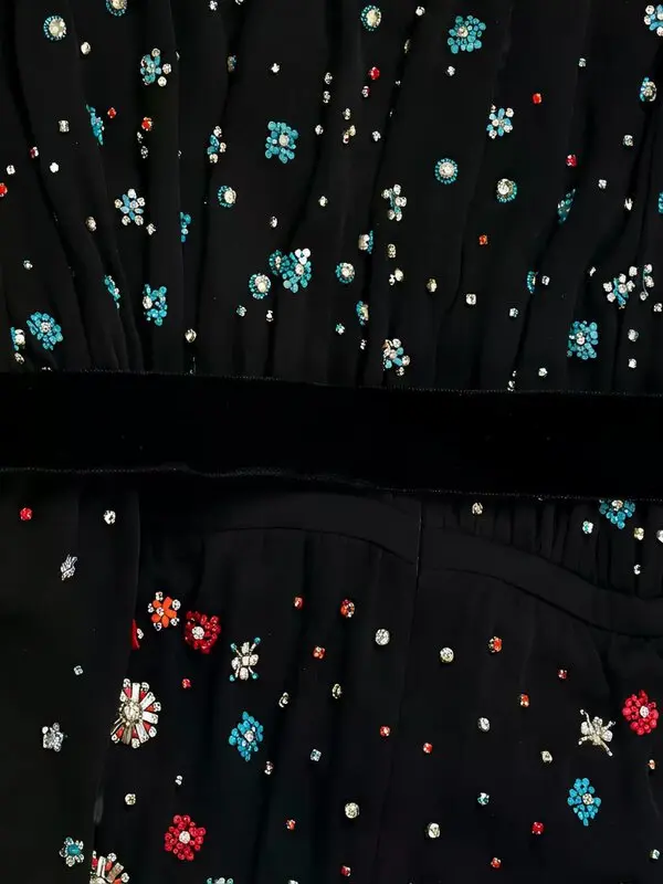 Valentino Garavani Embellished Long Sleeve Dress