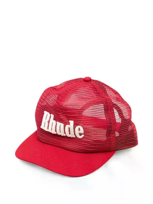 Rhude Logo-embroidered Mesh Cap