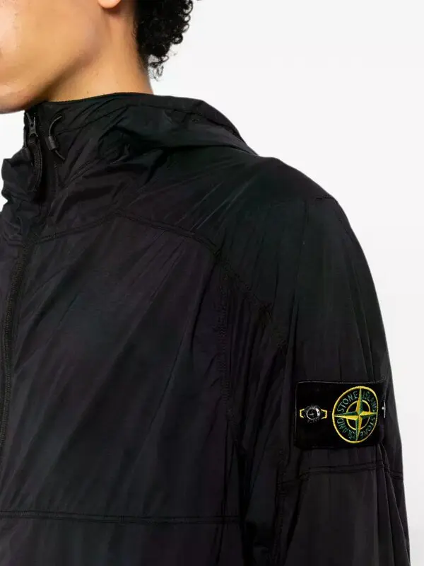 Stone Island Compass-patch Hooded Jacket