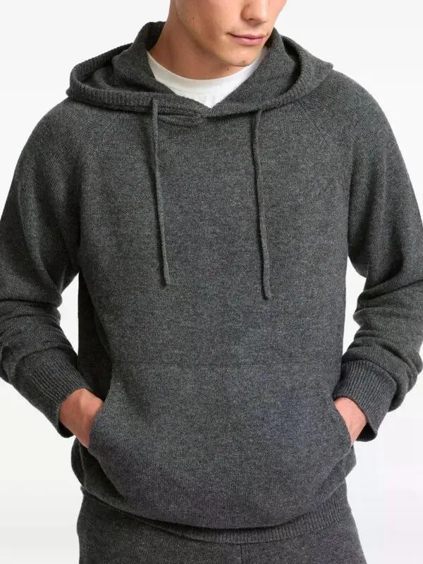 YVES SALOMON Drawstring Raglan-sleeve Hoodie