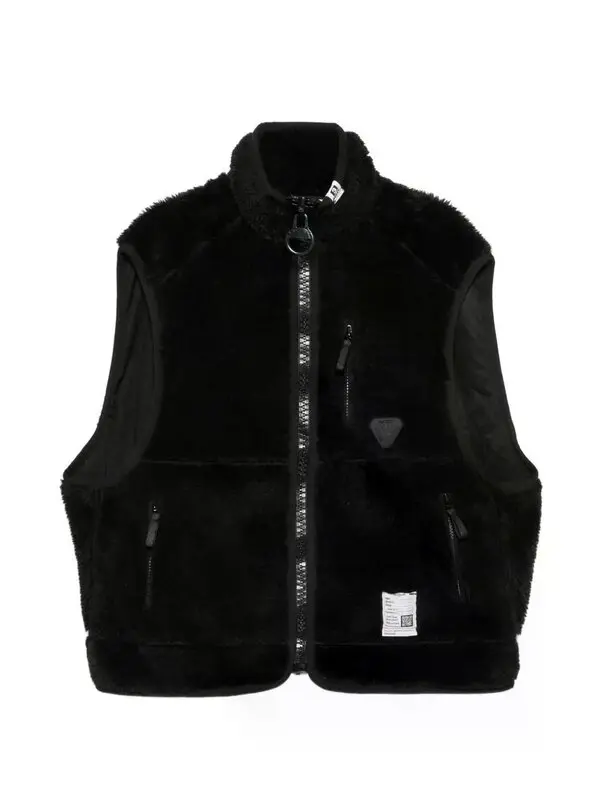 Mihara Yasuhiro Faux Shearling High Neck Gilet