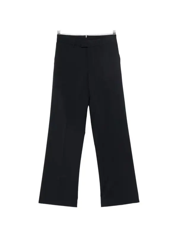 BERWICH Patrizia Pressed-crease Wool Trousers