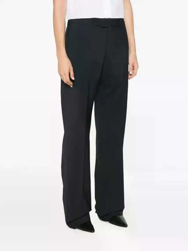BERWICH Patrizia Pressed-crease Wool Trousers