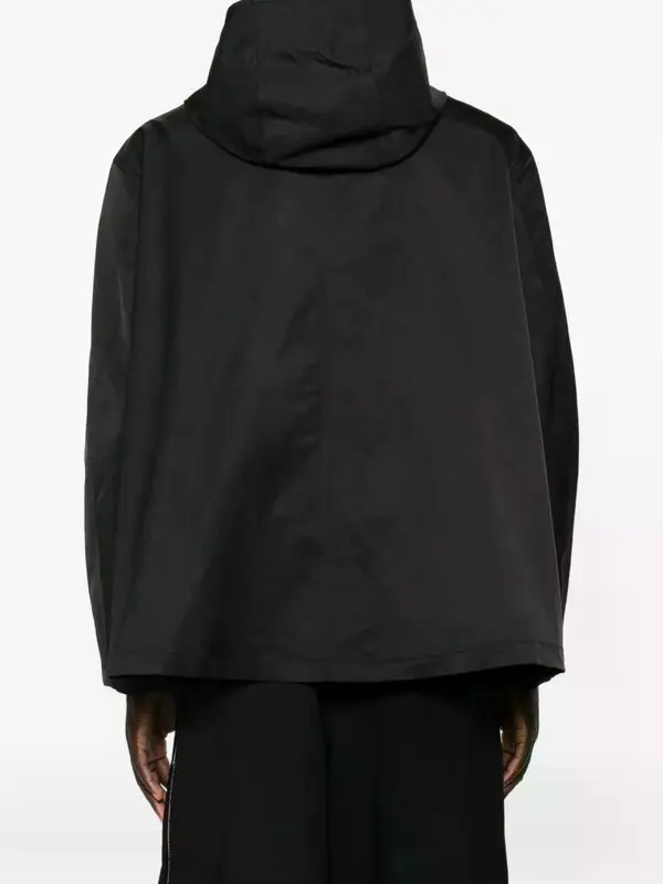 Balenciaga Hooded Logo-print Jacket