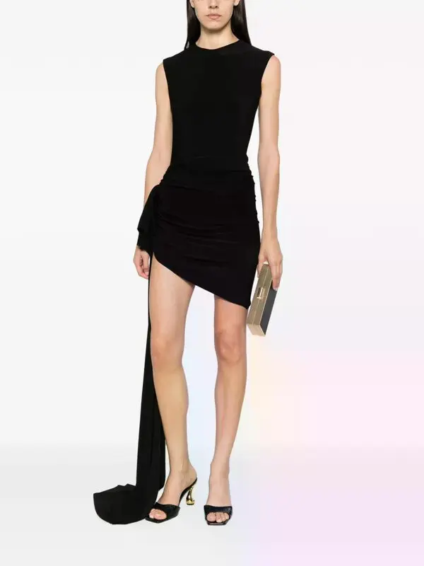 Norma Kamali Draped Mini Dress
