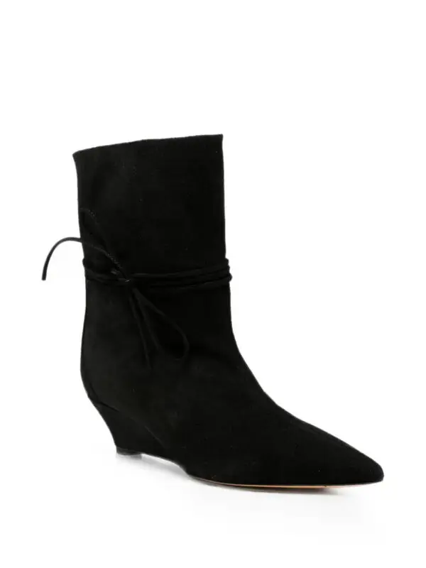 ODISSI Pointed-toe Wedge Boots