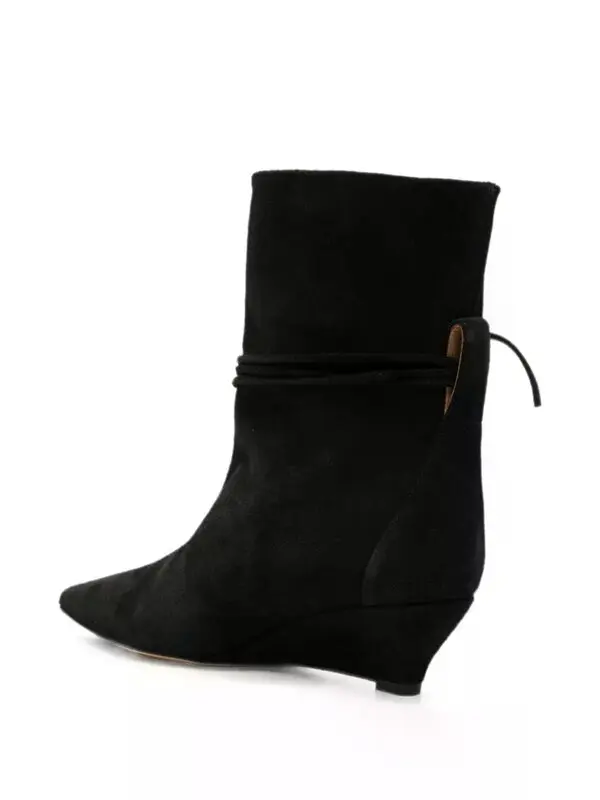ODISSI Pointed-toe Wedge Boots