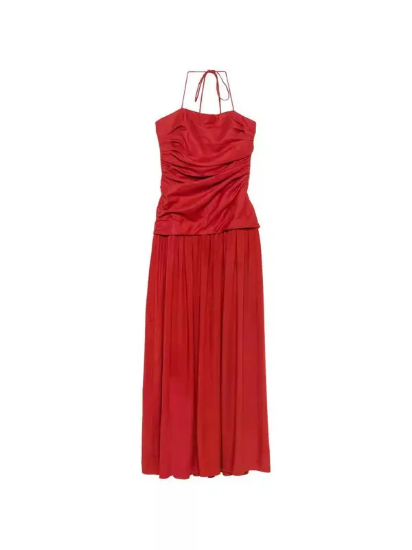 Faithfull The Brand Notte Ruched Bodice Maxi Dress