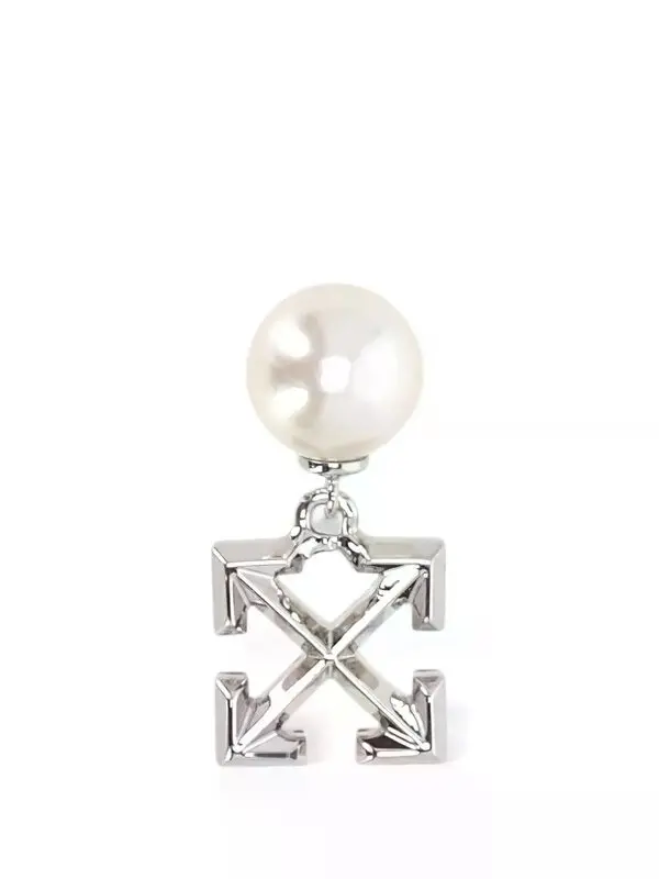 Off-White Signature-arrows Earring - Silver