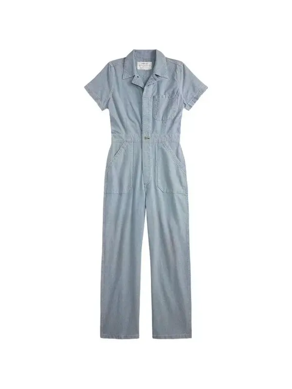 Ralph Lauren Short-sleeved Jumpsuit - Blue
