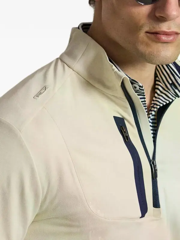 Rlx Ralph Lauren Jersey Quarter-zip Sweatshirt