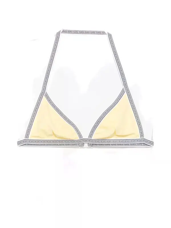 Versace Triangle-cup Bikini Top - Yellow