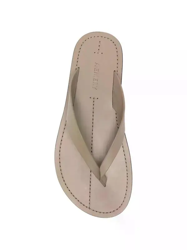 A.emery Flora Leather Thong Sandals