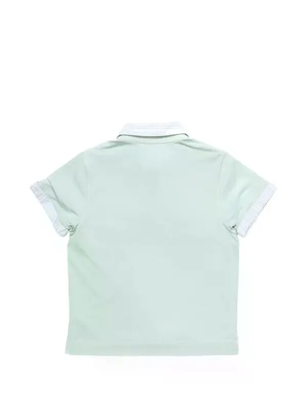 Acne Studios Logo-embroidered Polo Shirt - Green