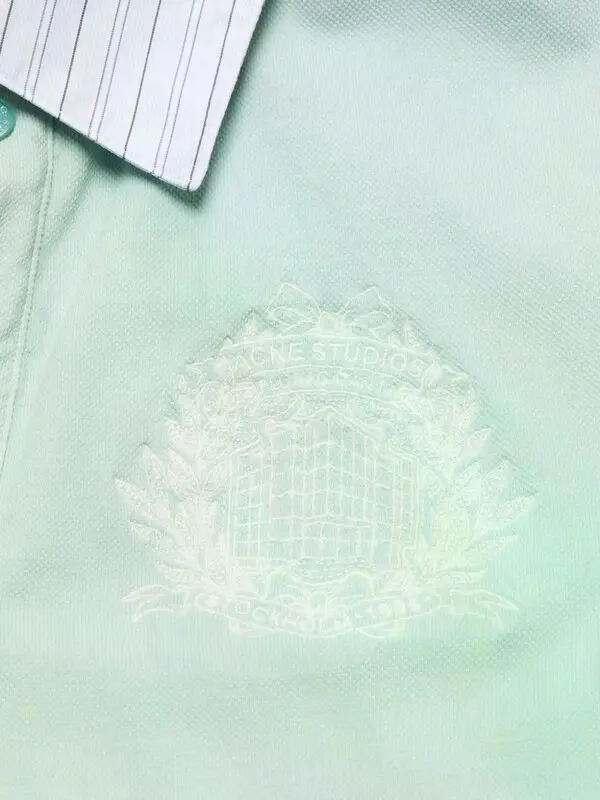 Acne Studios Logo-embroidered Polo Shirt
