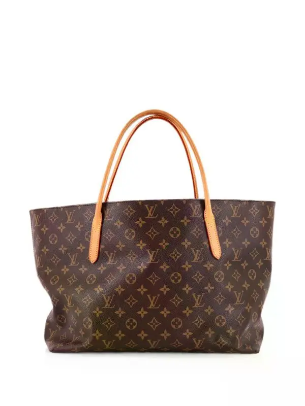 LOUIS VUITTON Raspail Monogram Canvas Mm Tote Bag - Brown