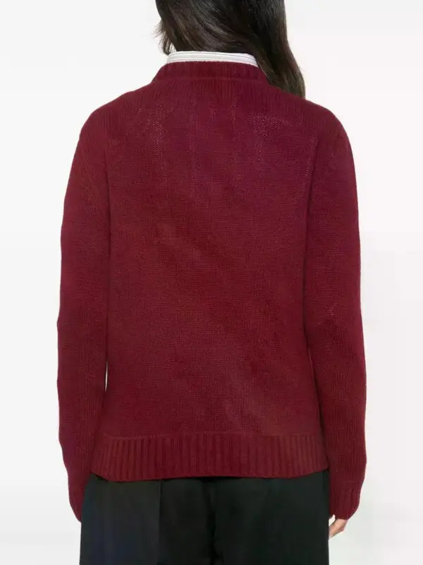 Prada Logo-intarsia Sweater