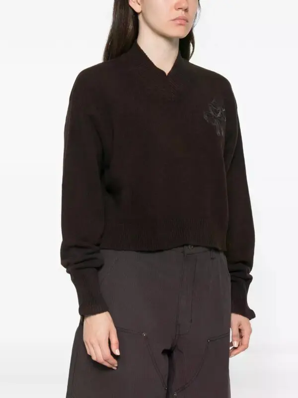 Cecilie Bahnsen Drusilla Bow Appliqué Knit