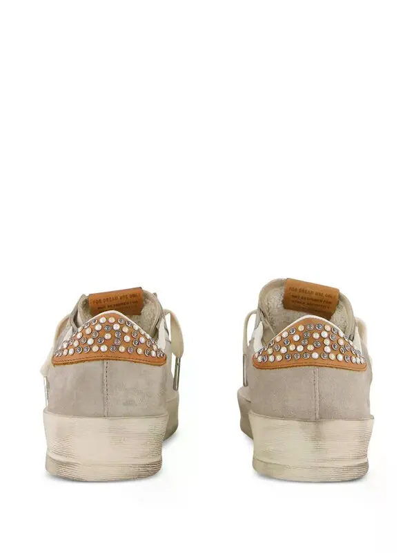 GOLDEN GOOSE Star Embellished Leather Sneakers