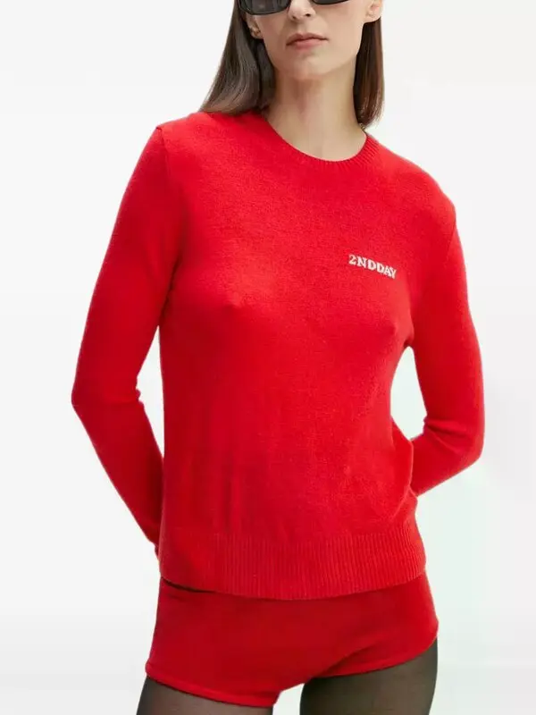 2ND DAY Logo-embroidered Sweater
