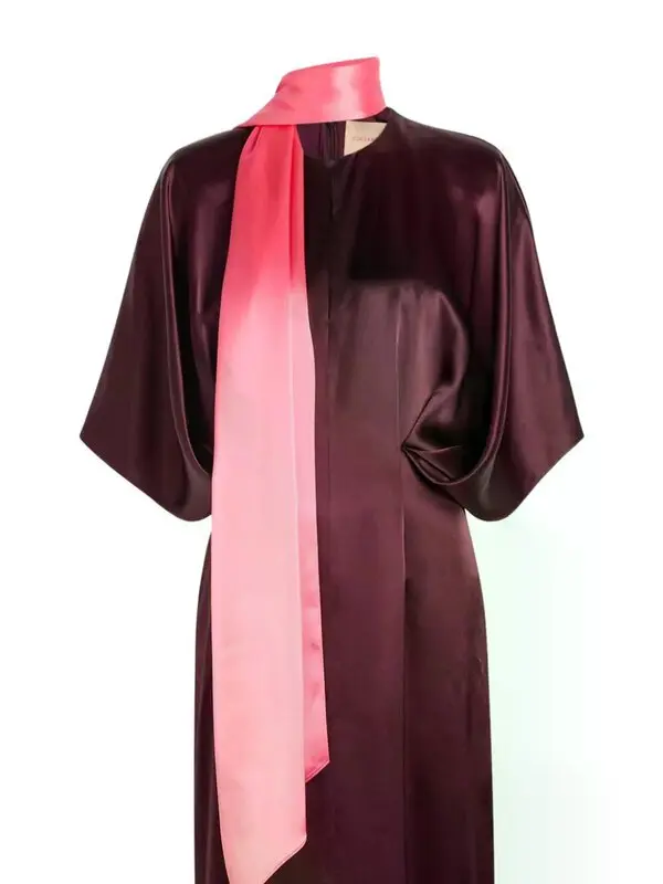 ROKSANDA Sami Scarf-detail Maxi Dress - Red