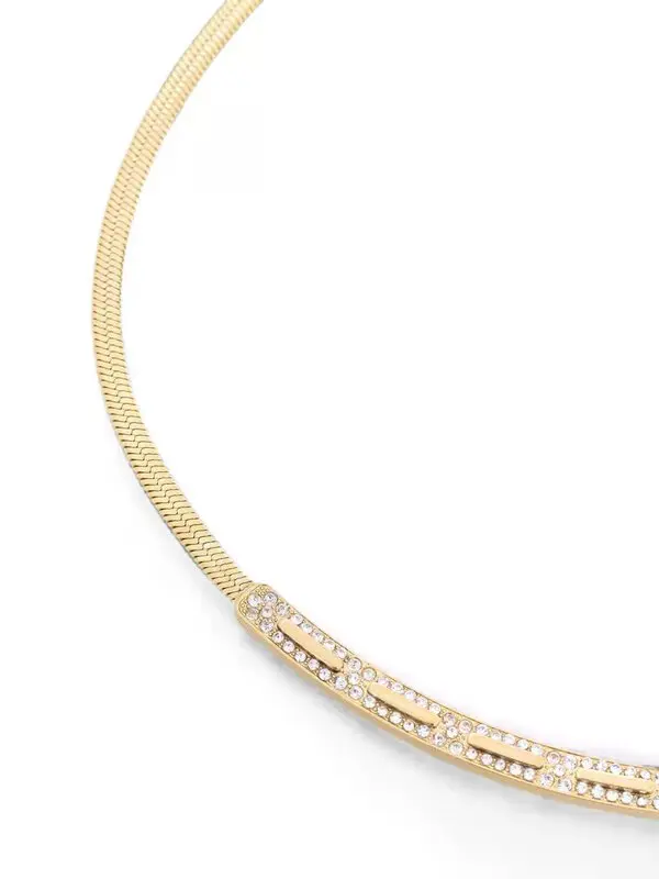 TRUSSARDI Embellished Chain Necklace - Gold
