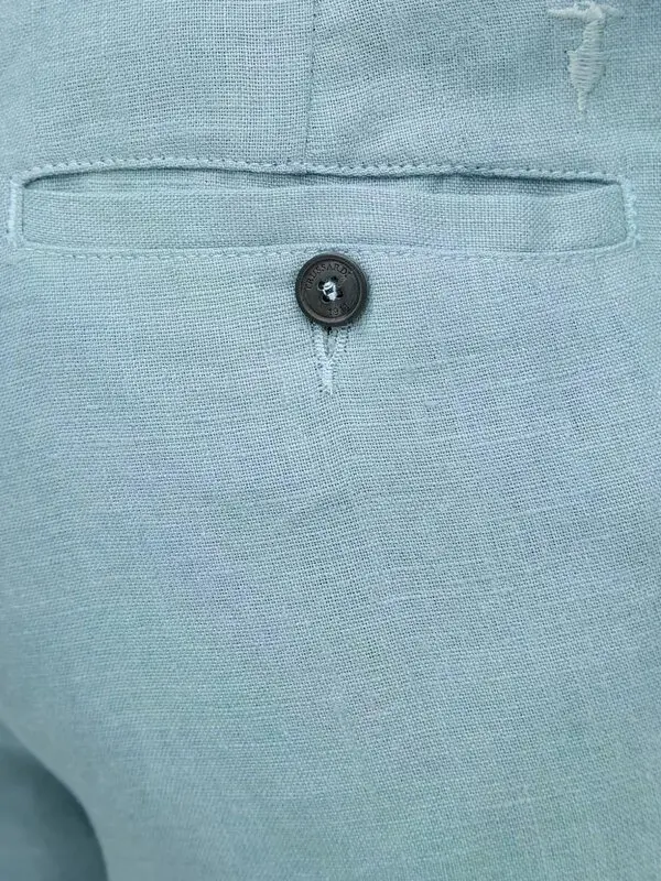 TRUSSARDI Slim-fit Embroidered Logo Trousers