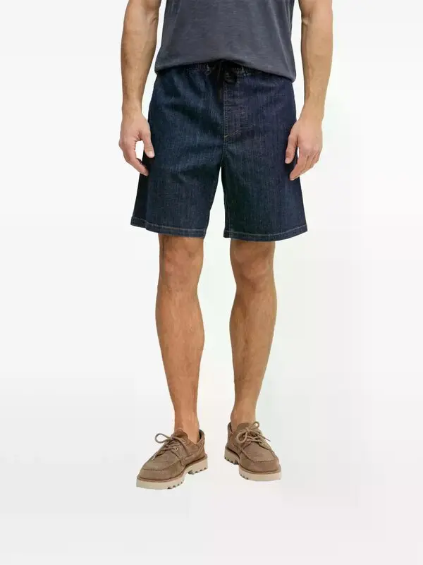 TRUSSARDI Drawstring Denim Shorts