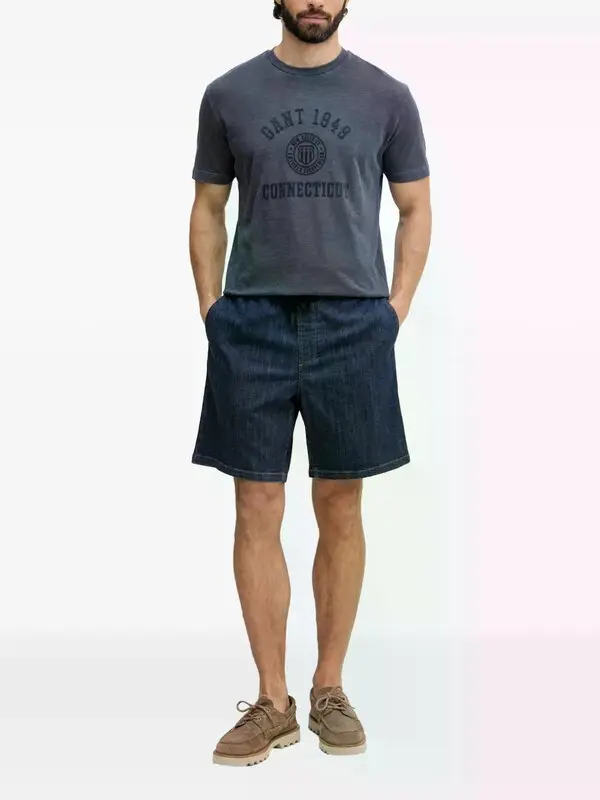 TRUSSARDI Drawstring Denim Shorts