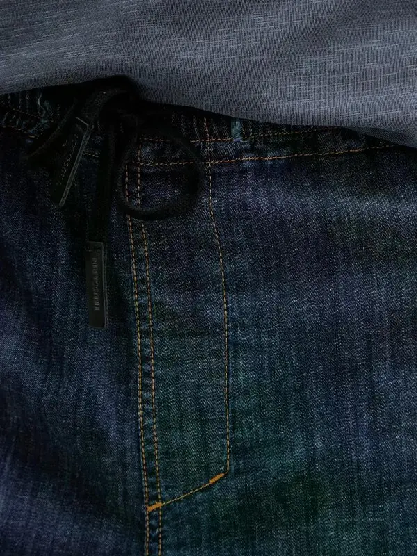 TRUSSARDI Drawstring Denim Shorts