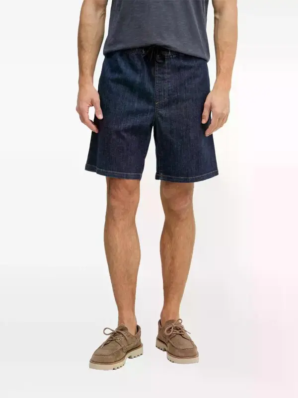 TRUSSARDI Denim Drawstring Shorts - Blue