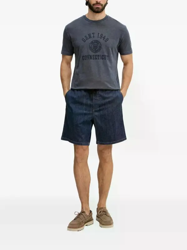 TRUSSARDI Denim Drawstring Shorts
