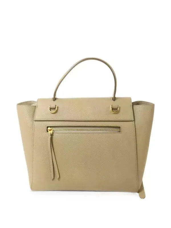 Celine Micro Belt Leather Tote Bag