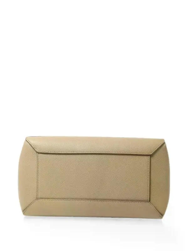 Celine Micro Belt Leather Tote Bag - Neutrals