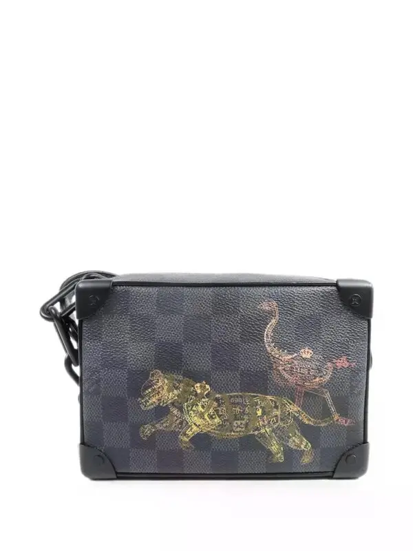 LOUIS VUITTON Damier Graphite Soft Trunk Shoulder Bag