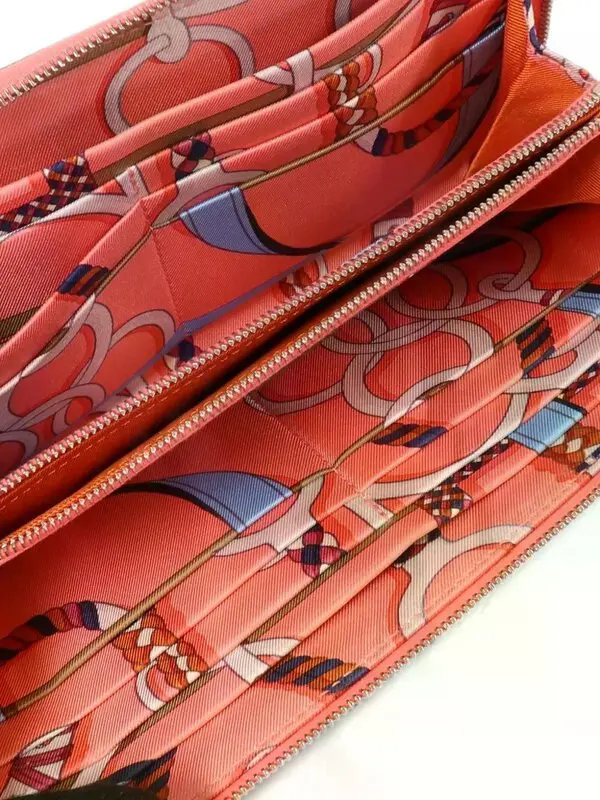 Hermès Silk In Epsom Leather Wallet