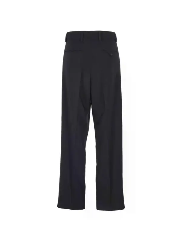 BOSS Pleated Straight-leg Trousers