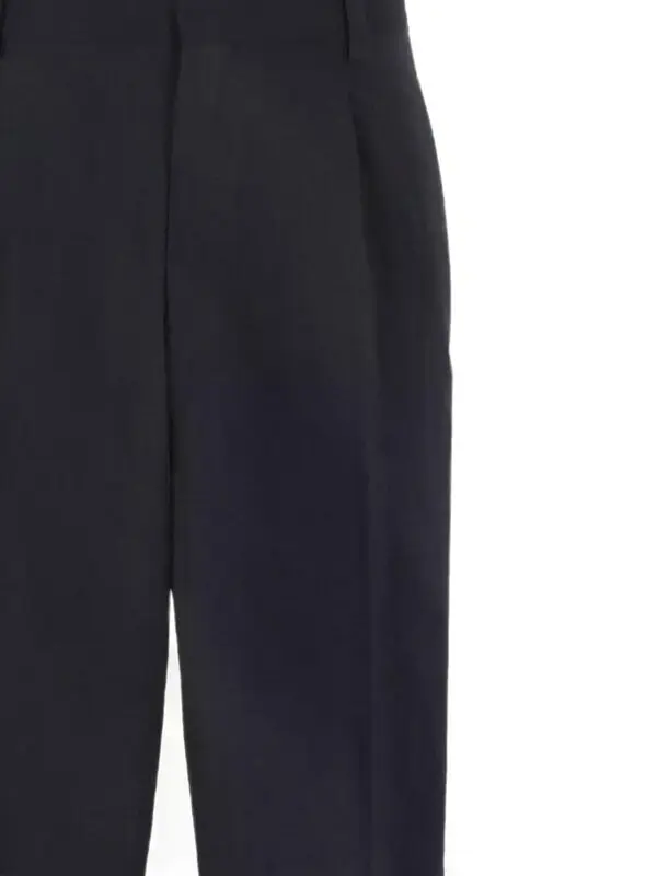BOSS Pleated Straight-leg Trousers