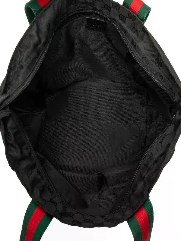 Gucci 2000-2015 Gg Canvas Web Tote Bag