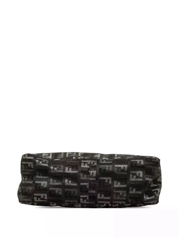 Fendi 2000-2010 Zucchino Denim Pochette Shoulder Bag