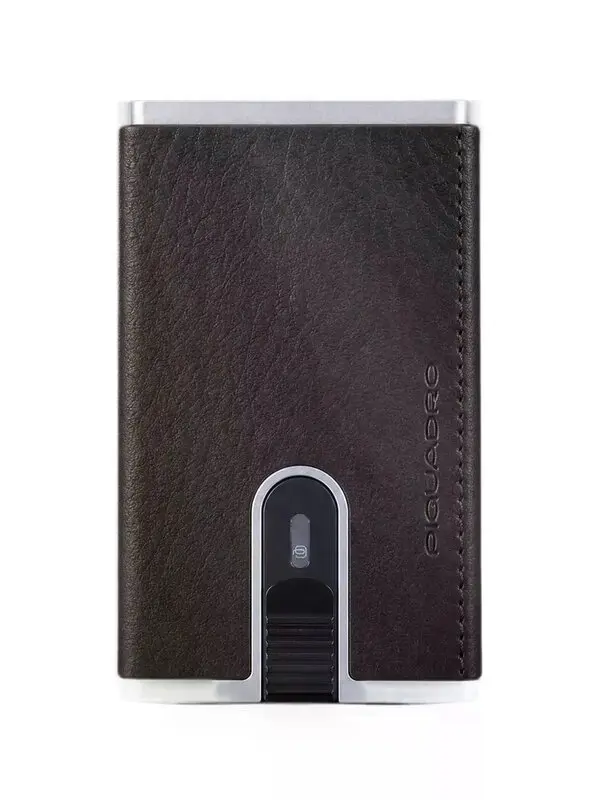 PIQUADRO Leather-wrapped Card Holder