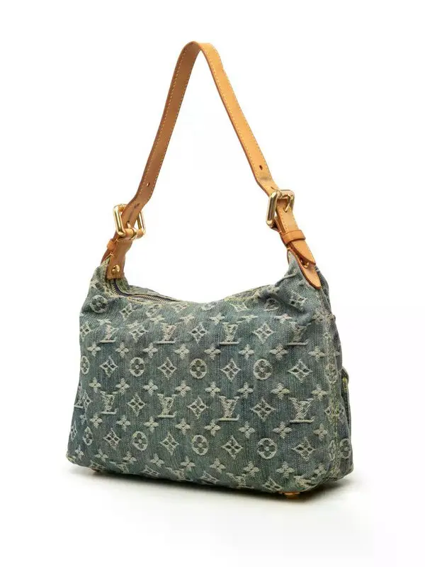 LOUIS VUITTON Monogram Denim Baggy Pm Shoulder Bag - Blue