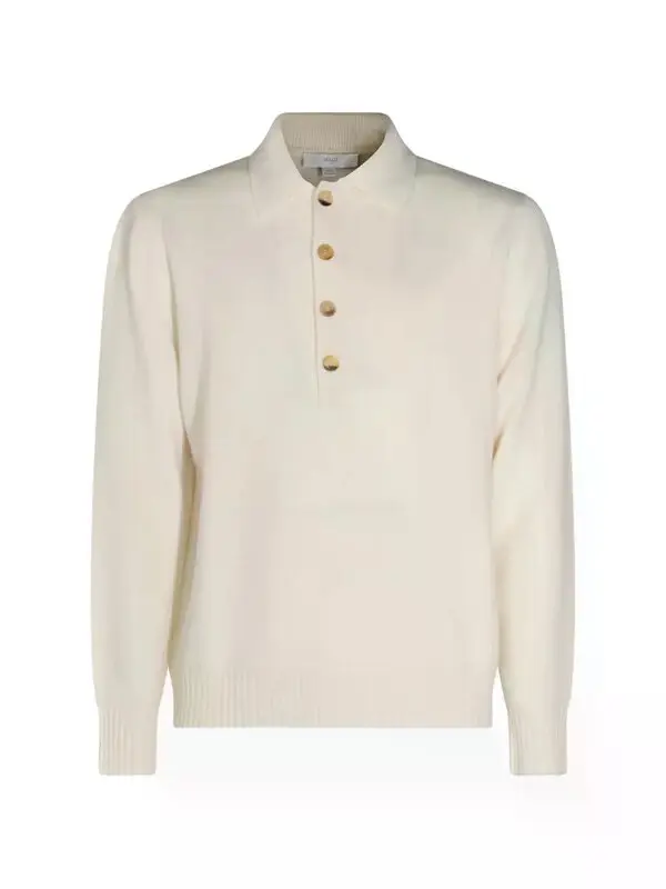 Malo Long-sleeve Polo-collar Sweater