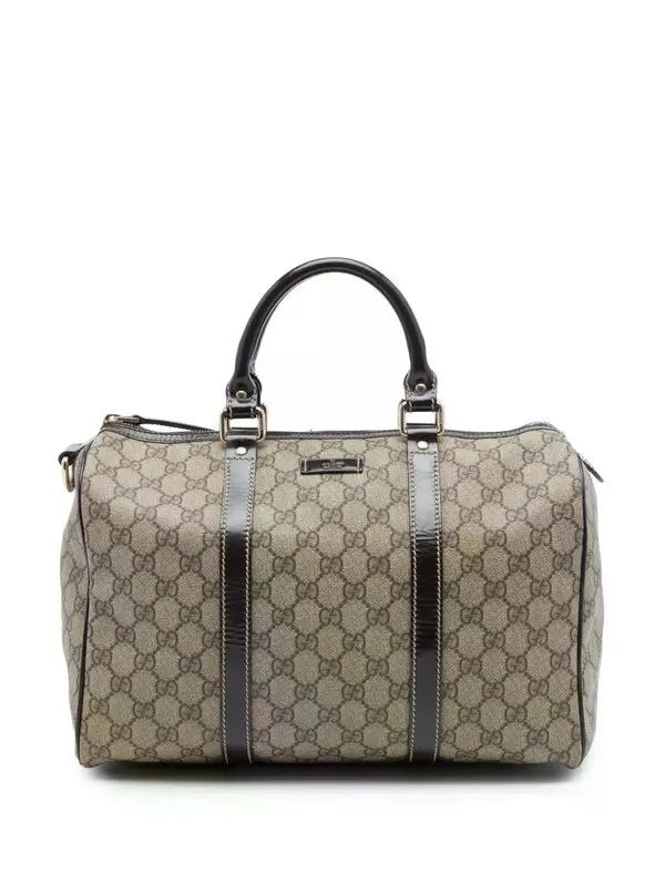 Gucci 2016-2026 Medium Gg Supreme Joy Boston Bag - Neutrals