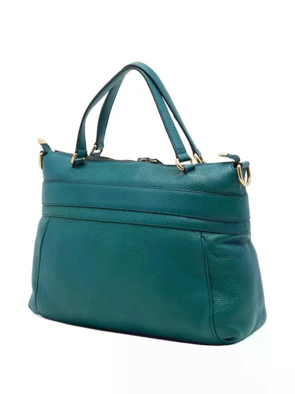 Gucci Calfskin Ride Top Handle Bag Satchel - Blue
