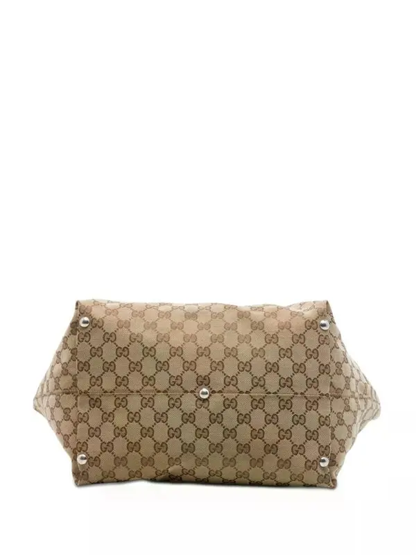 Gucci Gg Canvas Icon Bit Tote Bag - Neutrals
