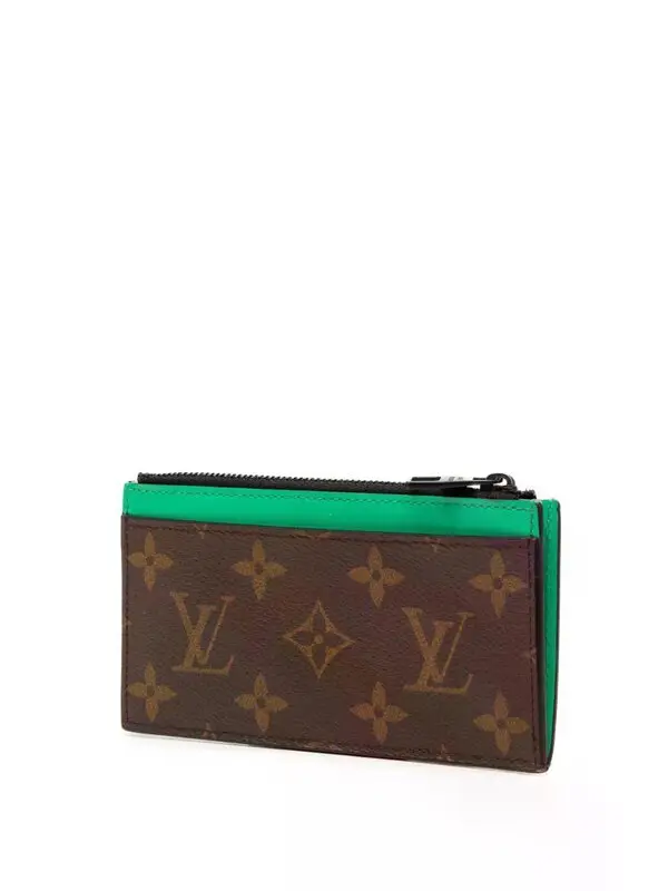 LOUIS VUITTON 2010-2026 Monogram Macassar Card Holder Coin Pouch
