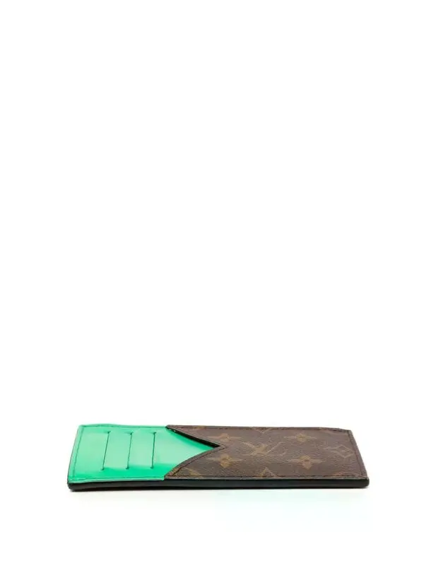 LOUIS VUITTON 2010-2026 Monogram Macassar Card Holder Coin Pouch